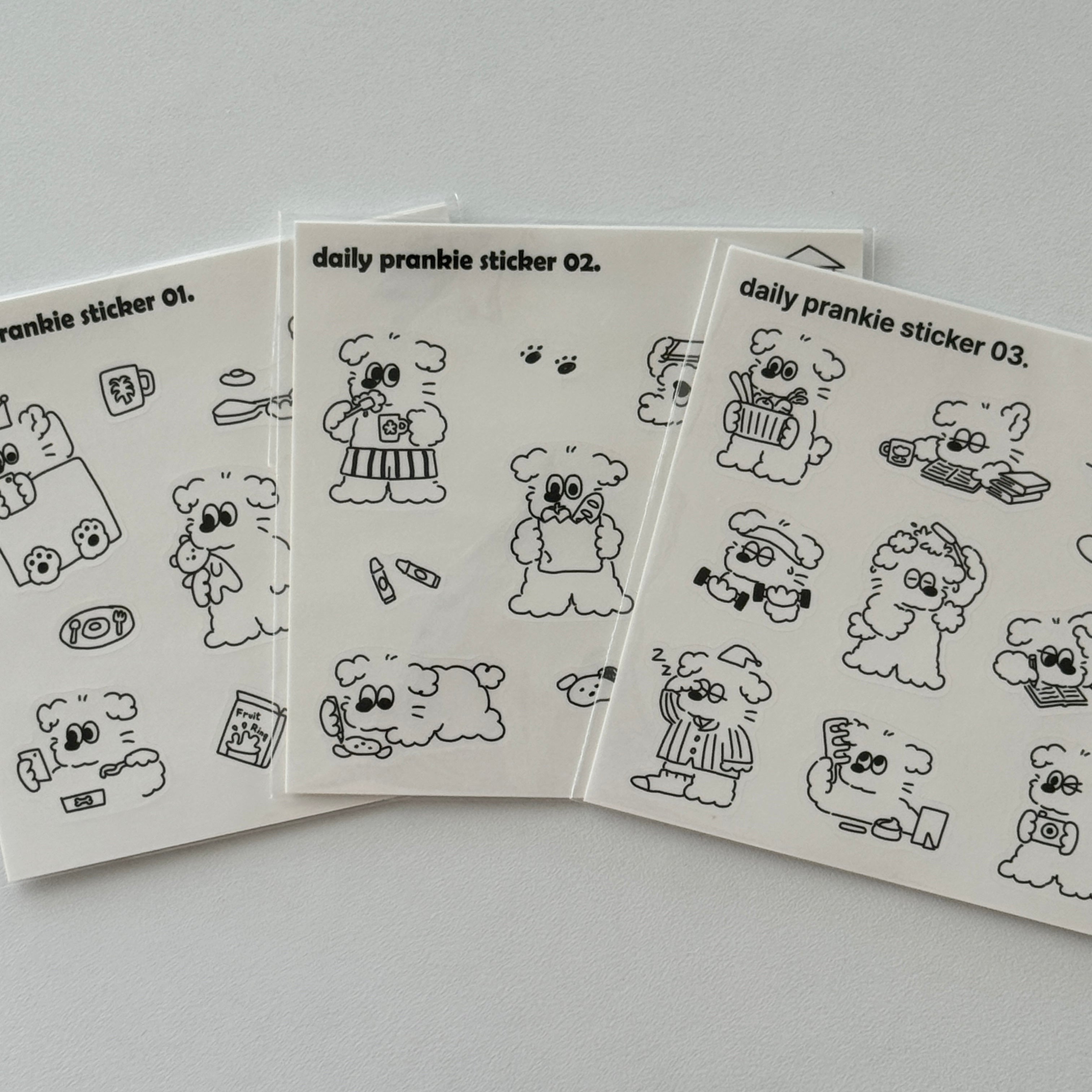 PRANKIE HOUSE daily Prankie ステッカー – 韓国雑貨・韓国文房具通販のオンラインストア『But Butter』