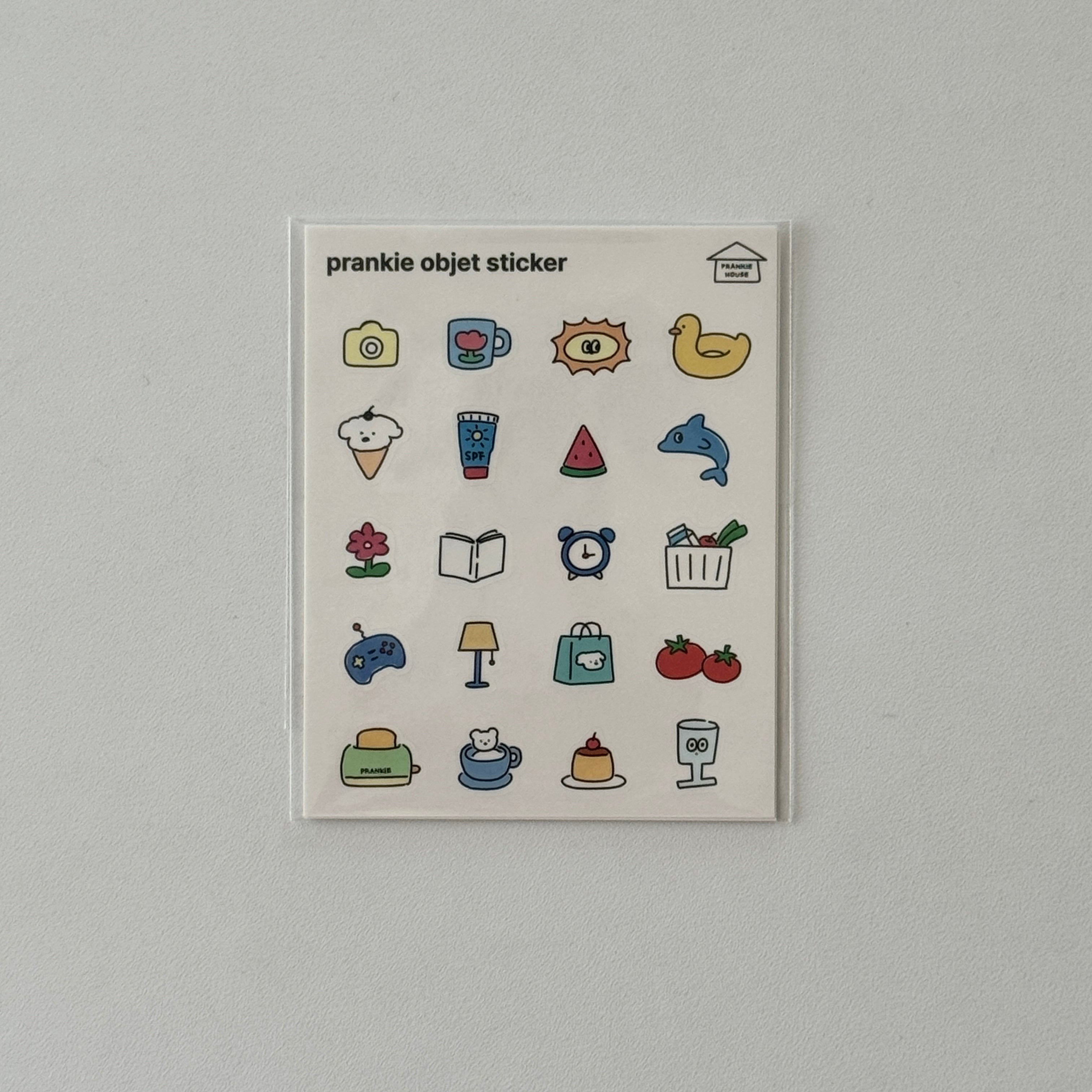 PRANKIE HOUSE オブジェクトステッカー – 韓国雑貨・韓国文房具通販のオンラインストア『But Butter』